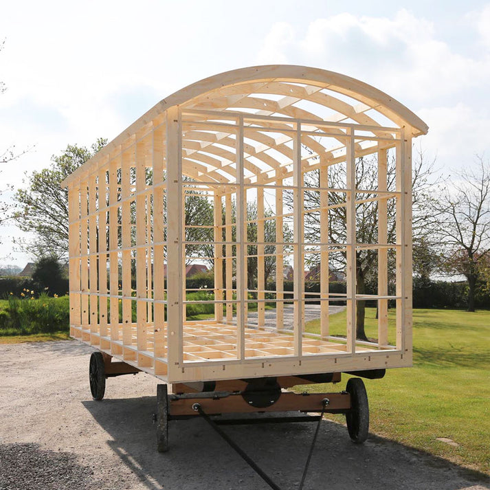 XL Shepherd Hut Frame (2440mm Wide) – Harrogate Huts