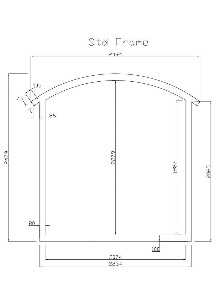 Standard Shepherd Hut Frame Sizes & Floor Plans